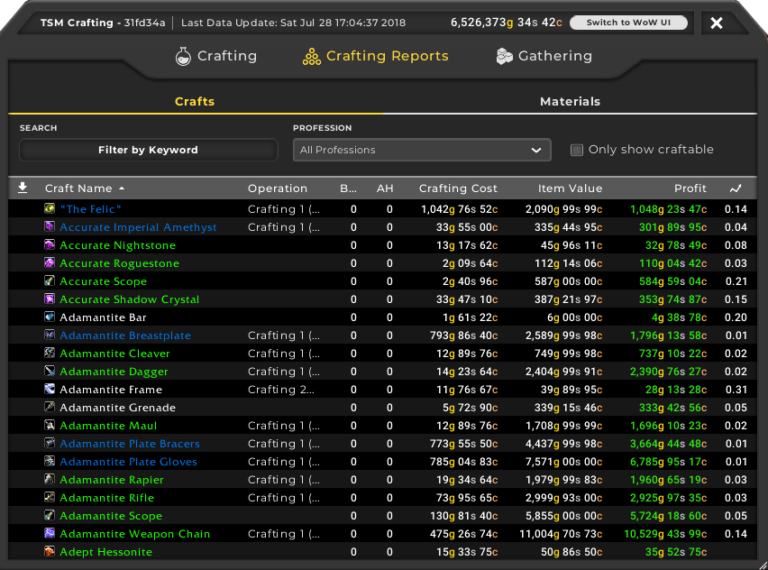 TradeSkillMaster 4 Released! - TradeSkillMaster Blog