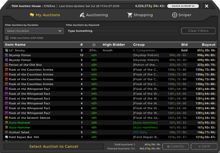 TradeSkillMaster 4 Released! - TradeSkillMaster Blog