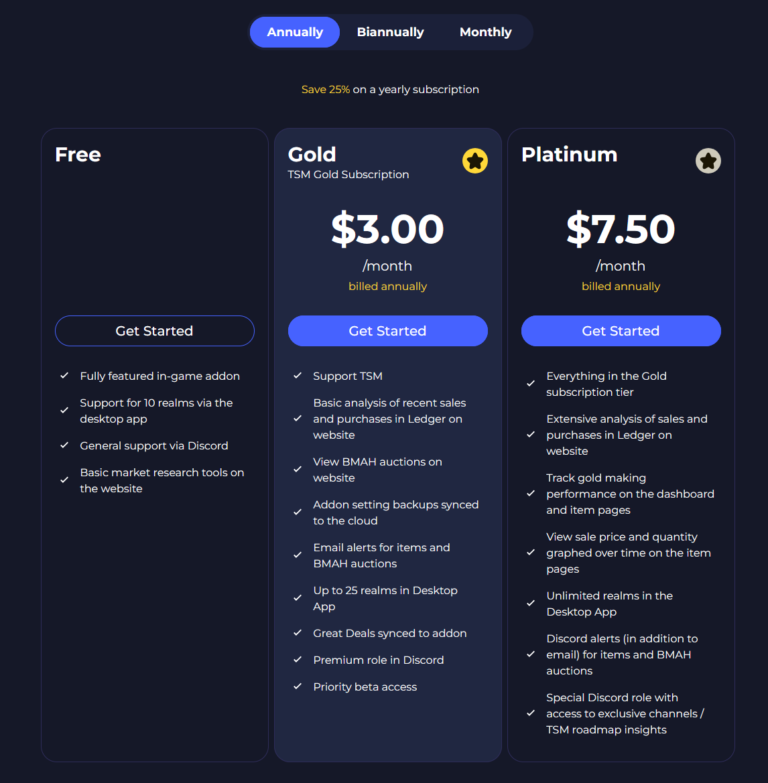 Announcing the new TSM Website and Premium Plans! | News | TradeSkillMaster