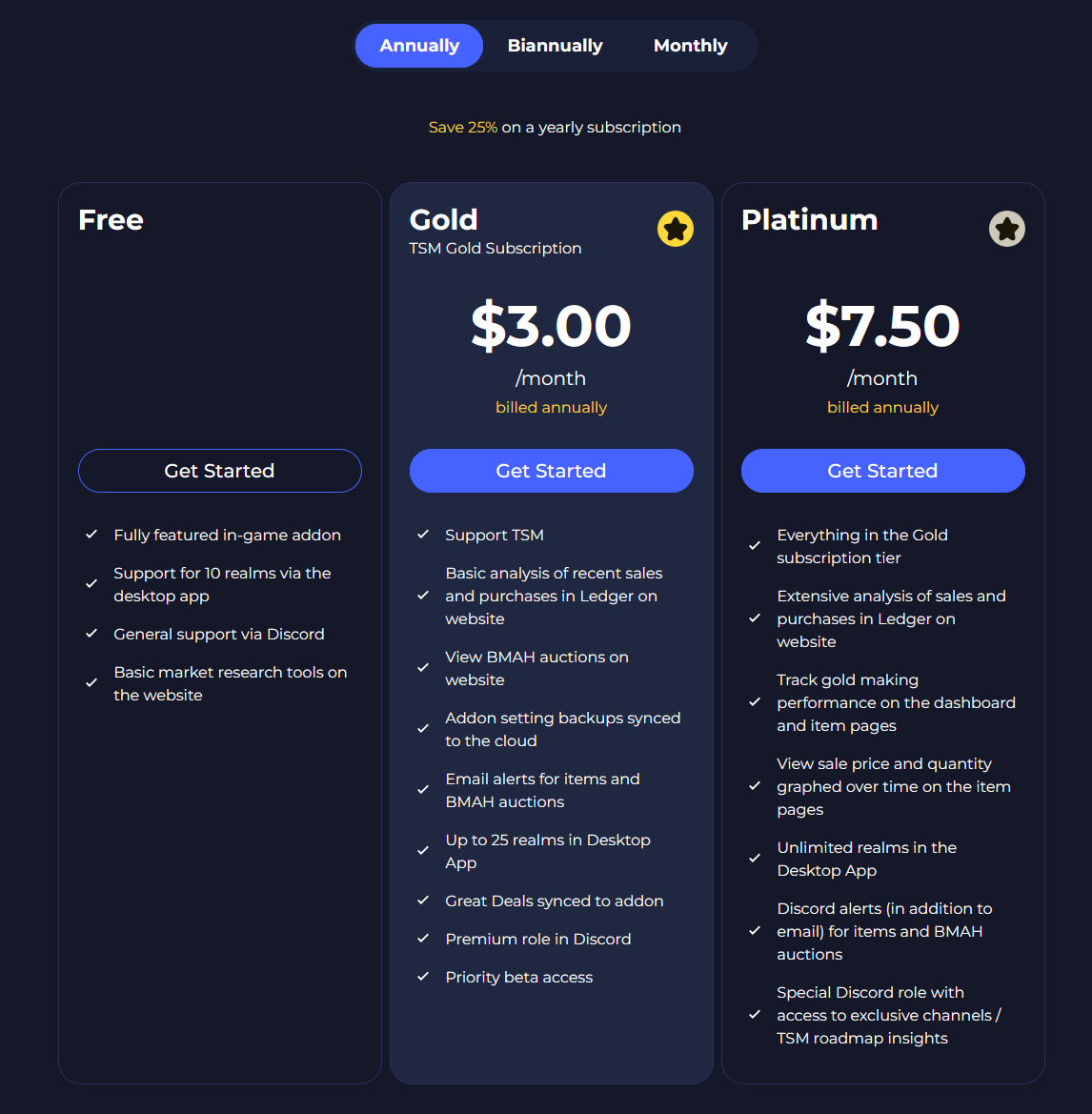 Announcing the new TSM Website and Premium Plans! | News | TradeSkillMaster